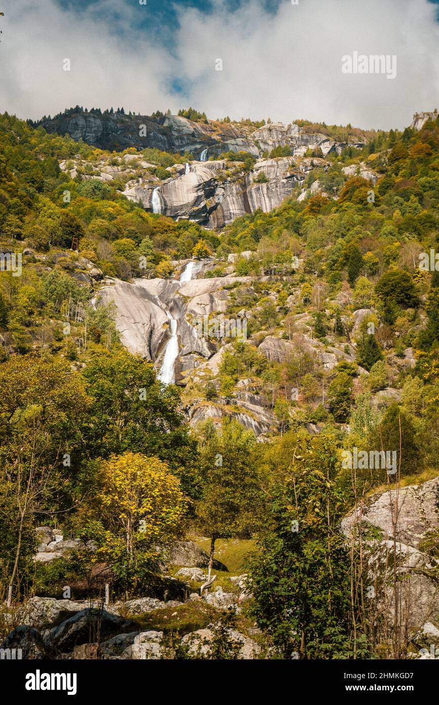 Vertical spring landscape on waterfalls hi-res stock photography and ...