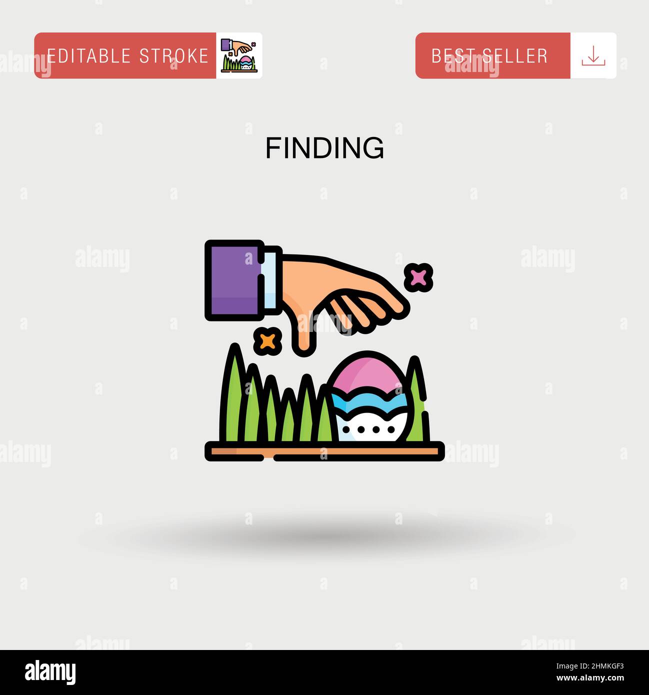 Finding Simple vector icon Stock Vector Image & Art - Alamy