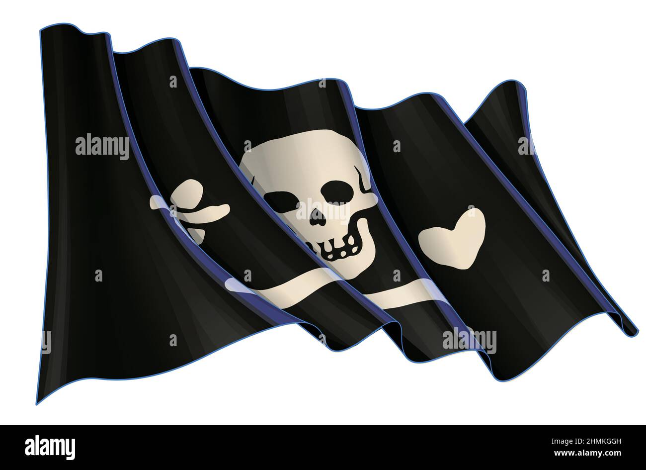 Stede bonnet pirate flag hi-res stock photography and images - Alamy