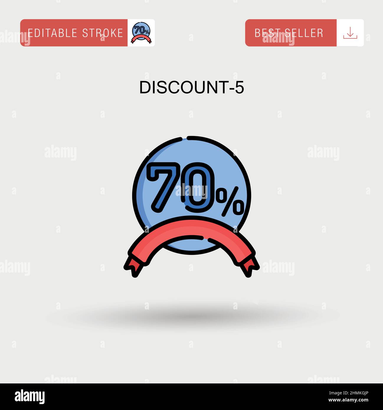5 percentage off Stock Vector Images - Alamy