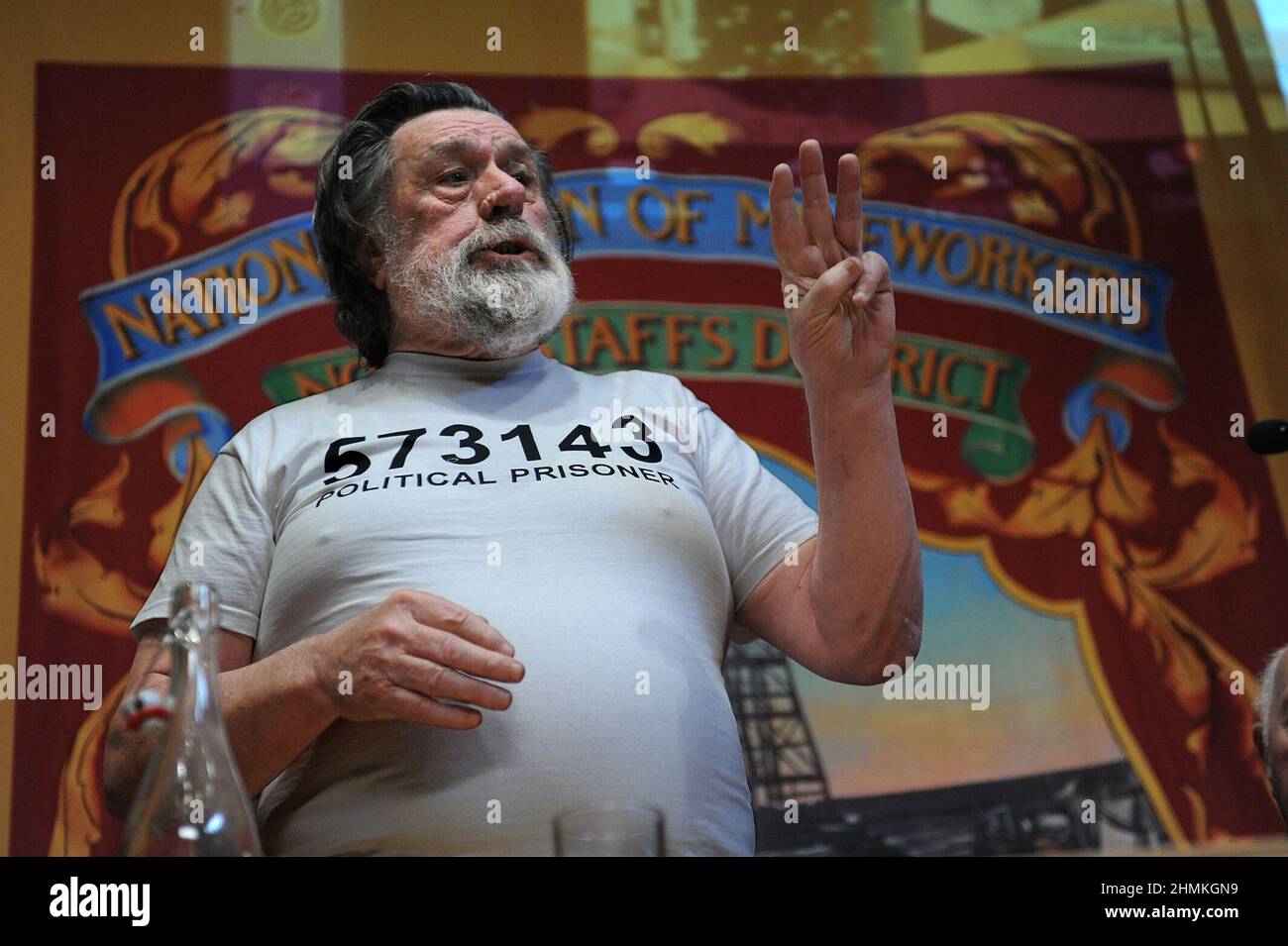Birmingham, England. 10th. February, 2022 Ricky Tomlinson, one of the ...