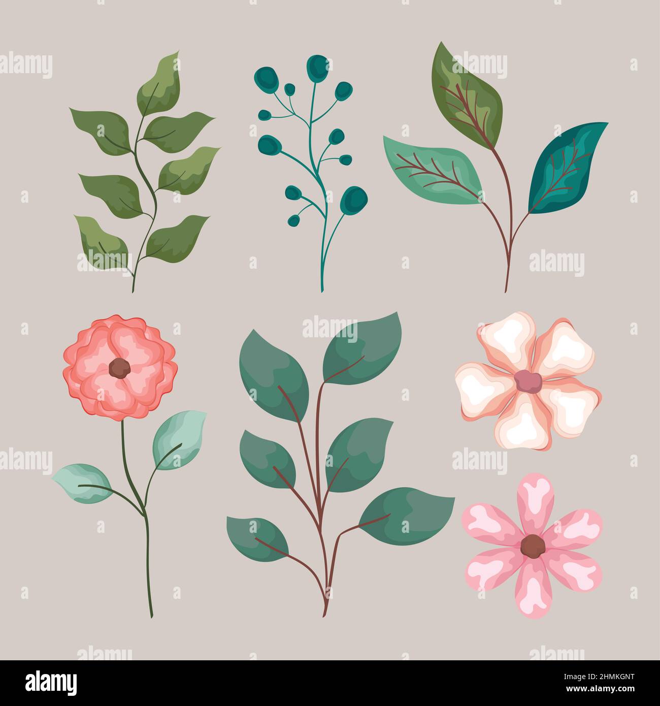 Seven petals Stock Vector Images - Alamy