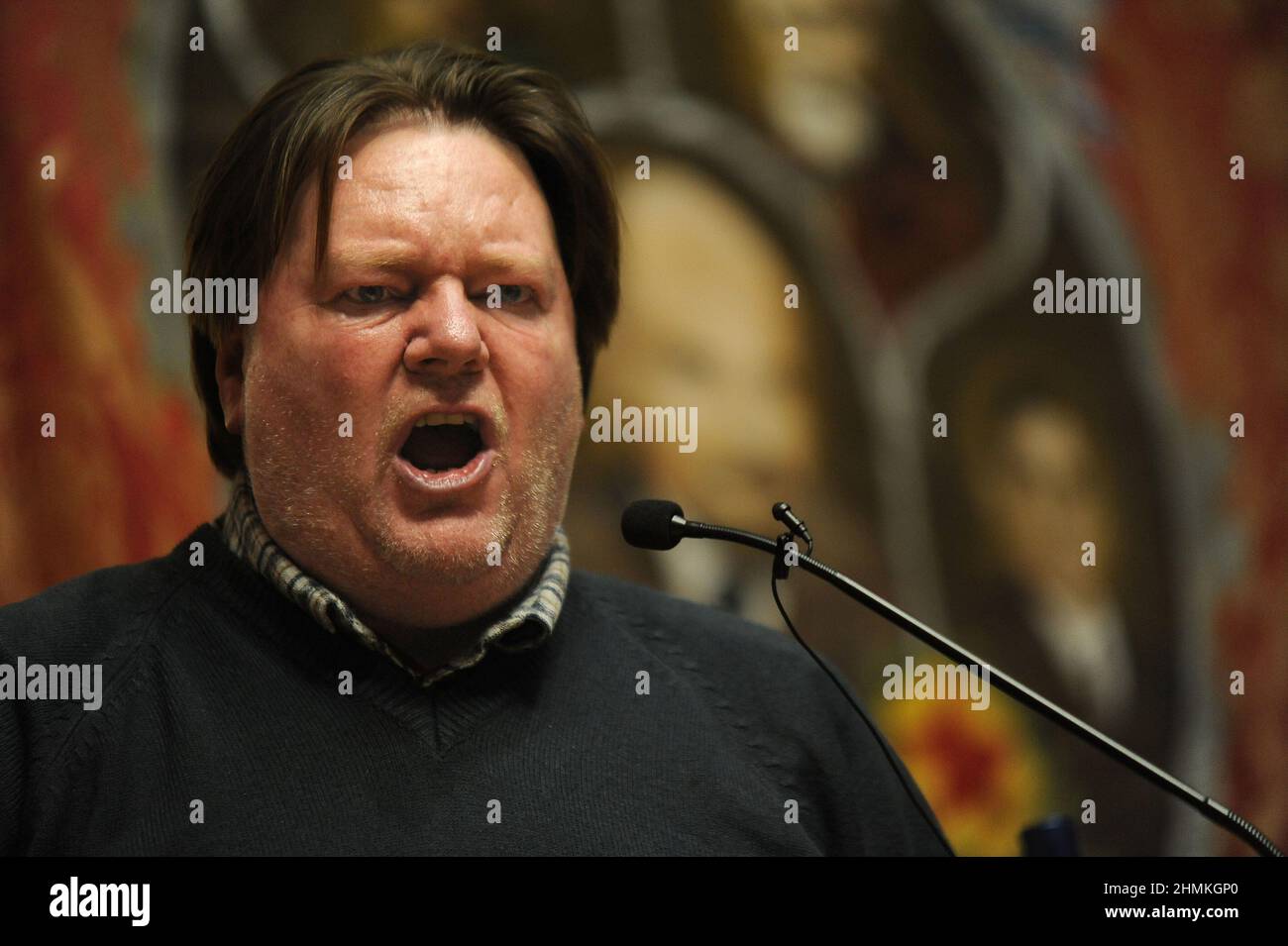 Birmingham, England. 10th. February, 2022 Alex Gordon, president of the ...