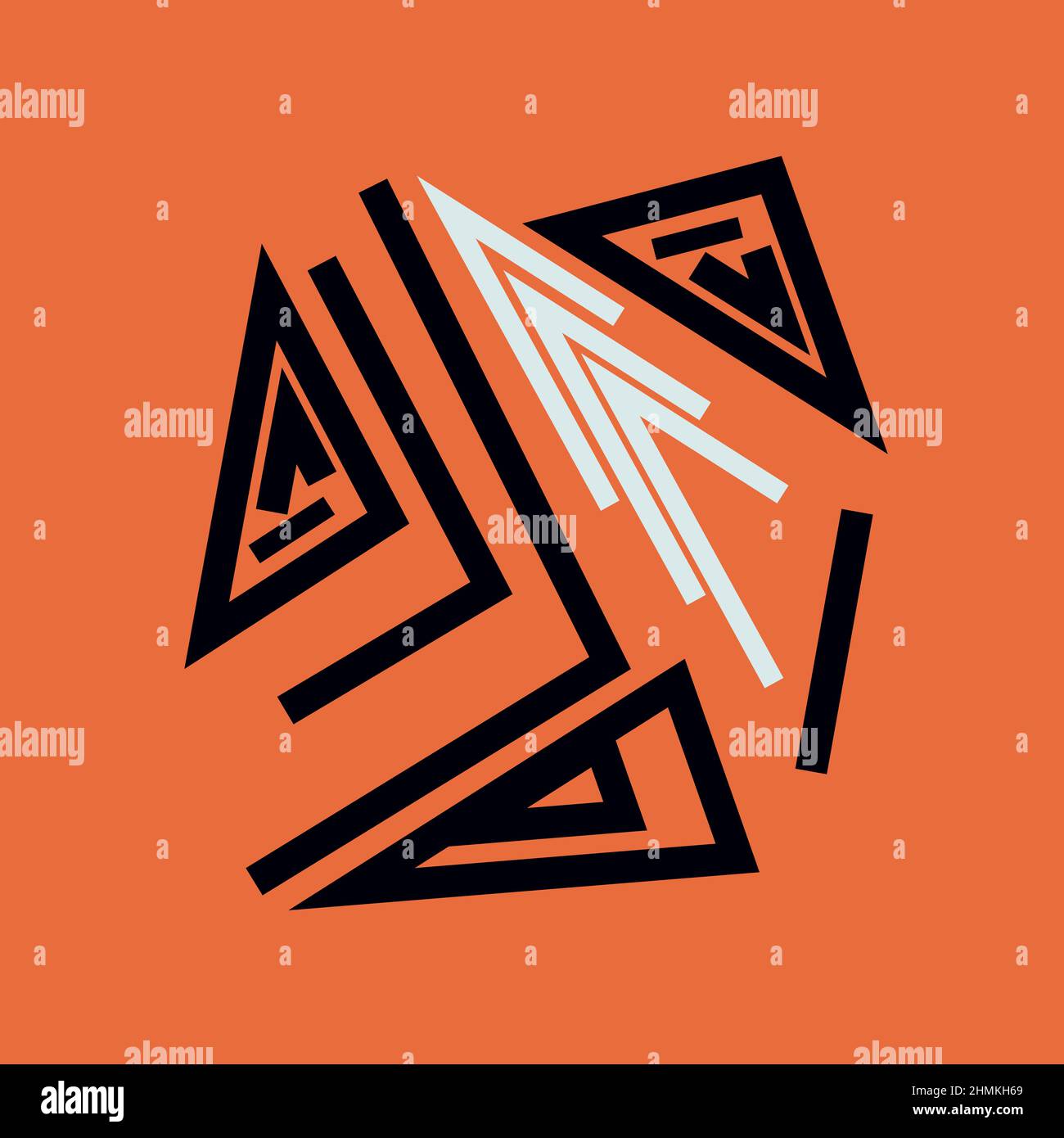 Magic runes Mystical geometry sign Alchemy mystical symbol Stock Vector ...