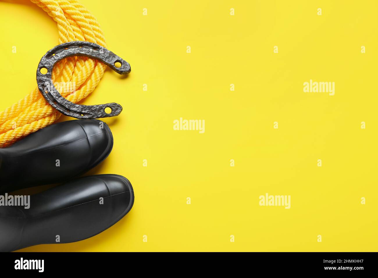 Rubber riding boots equestrian hi-res stock photography and images - Alamy