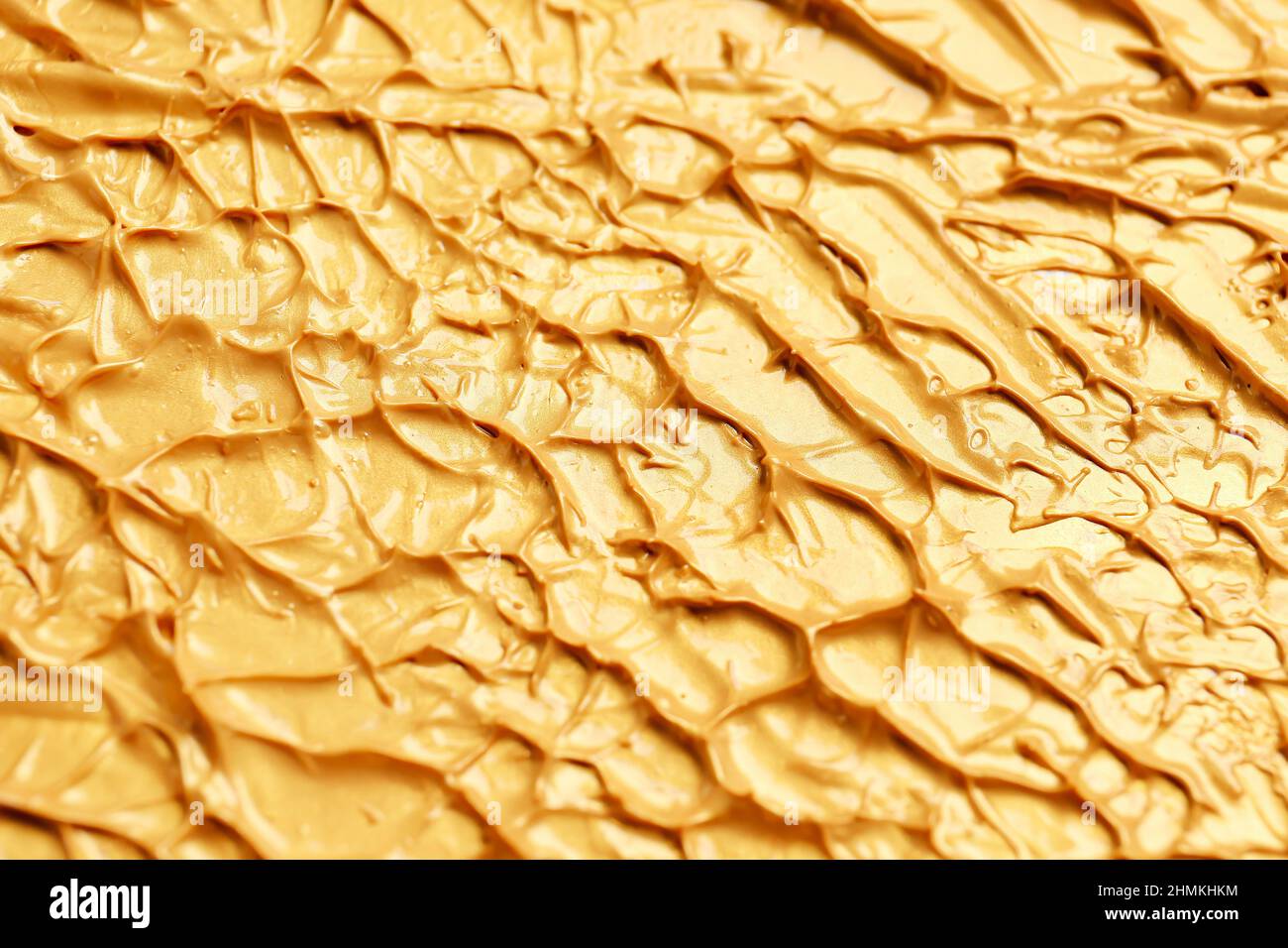 Texture of rough golden paint, closeup view Stock Photo - Alamy
