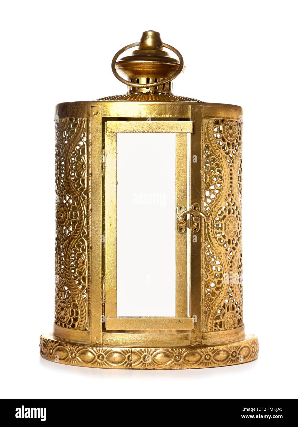 Muslim lantern isolated on white Stock Photo - Alamy