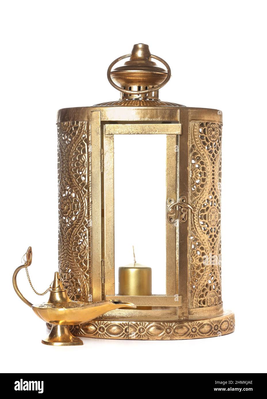 Muslim lamps on white background Stock Photo - Alamy