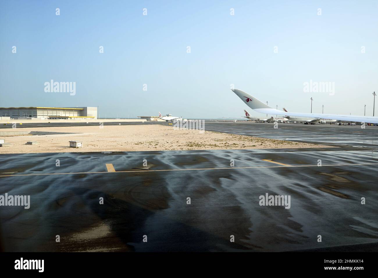 Doha Qatar - 11-12-2019: Hamad international airport through the ...