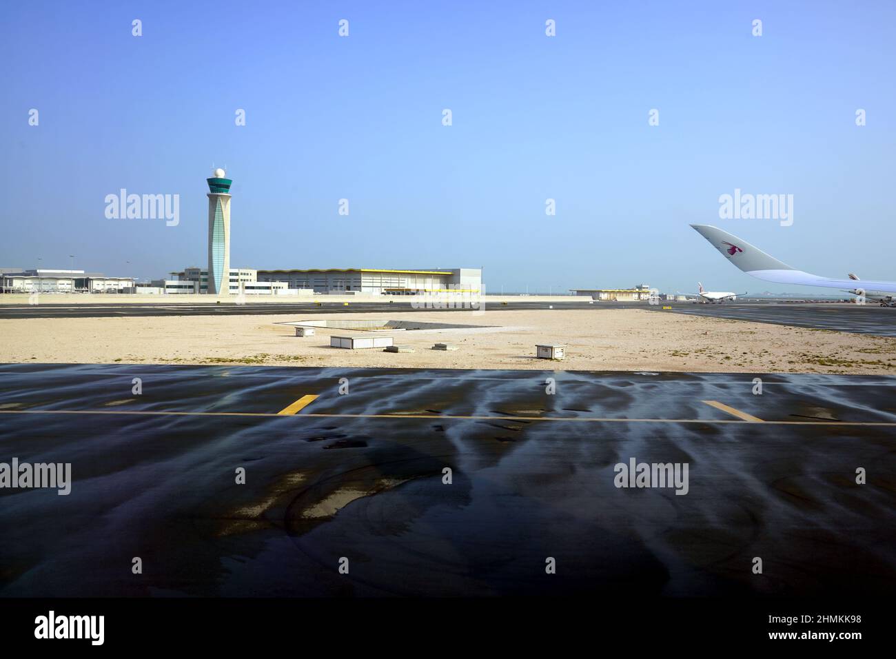 Doha Qatar - 11-12-2019: Hamad international airport through the ...