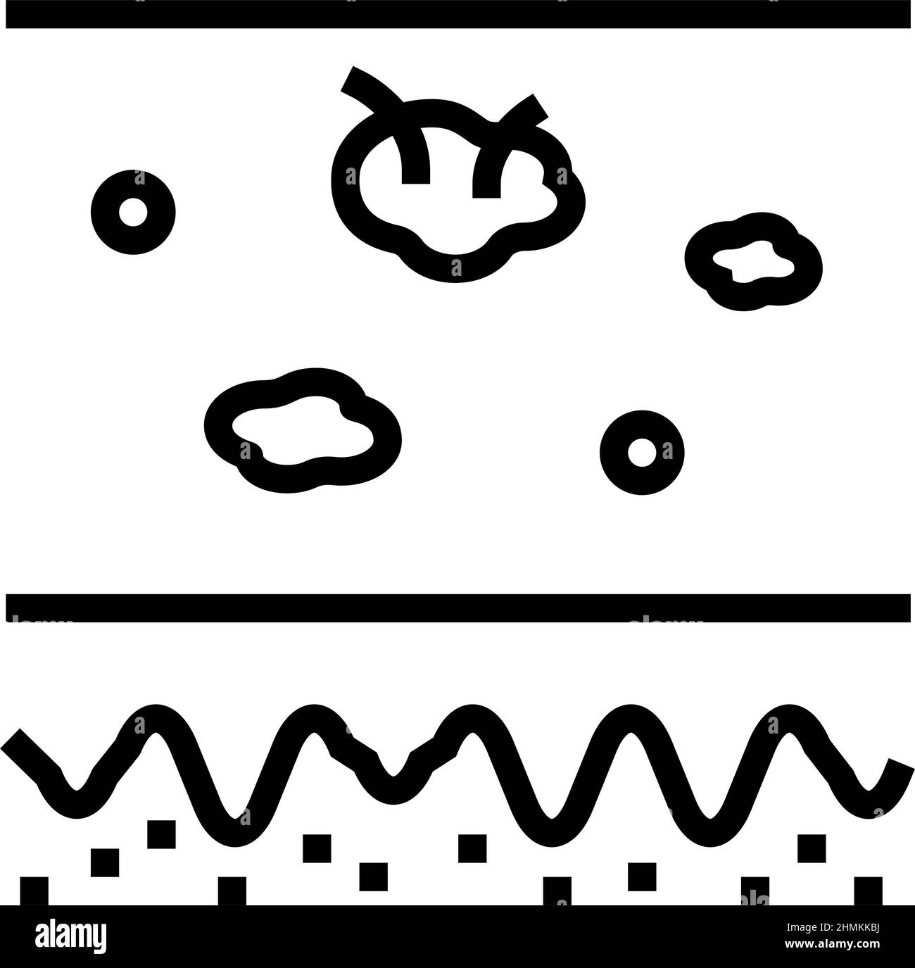 moles skin line icon vector illustration Stock Vector Image & Art - Alamy