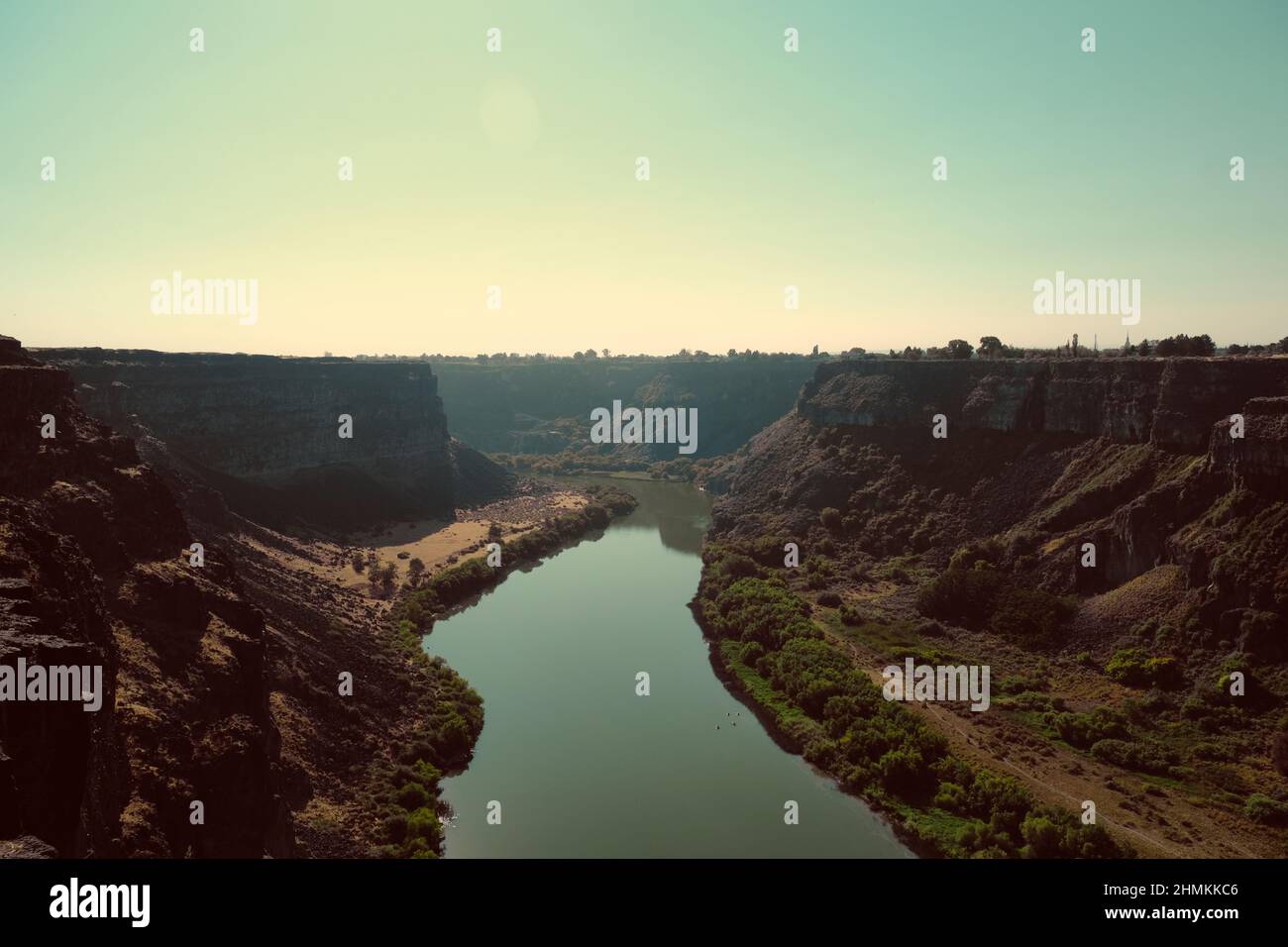 The I. B. Perrine Bridge and Snake River Stock Photo - Alamy