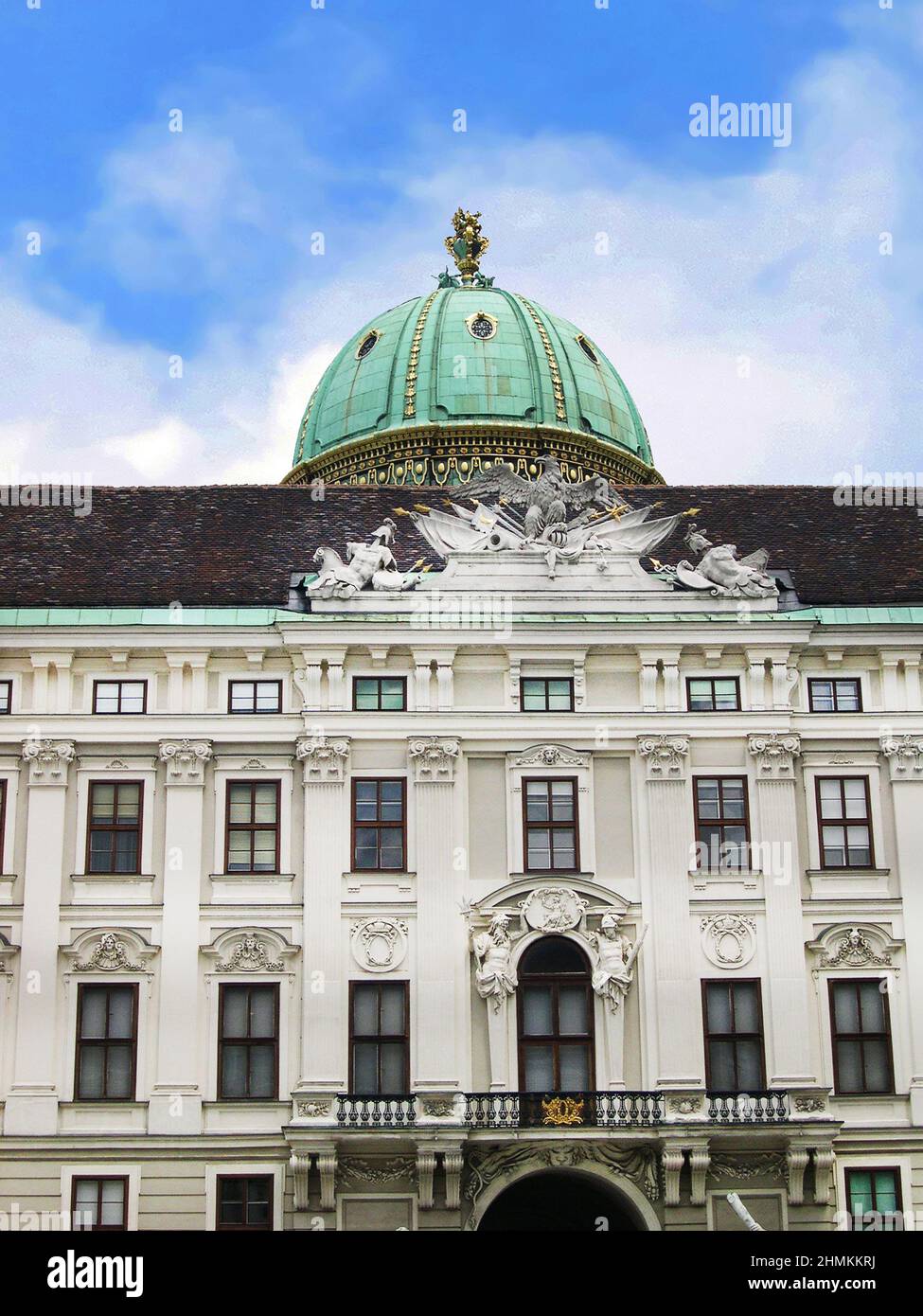 The Hofburg palace complex is one of the largest in the world with 2600 ...