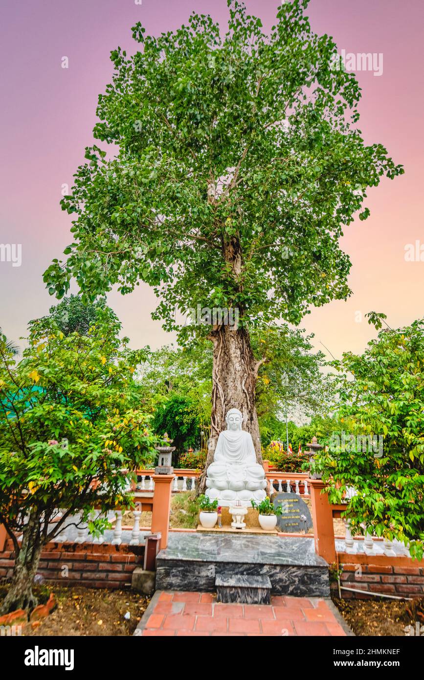 Southern Truc Lam Zen Monastery in the New Year's Day. Famous tourist ...