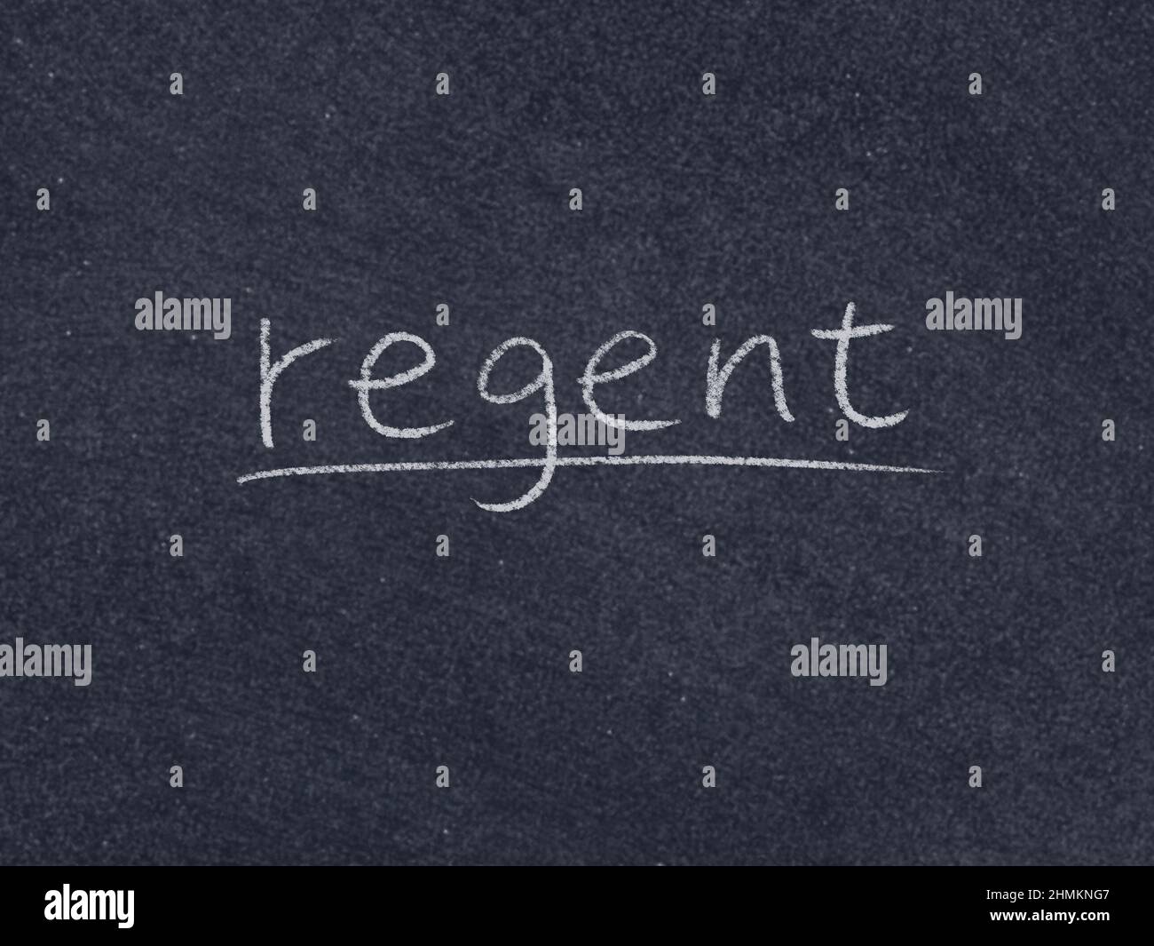 regent concept word on blackboard background Stock Photo - Alamy