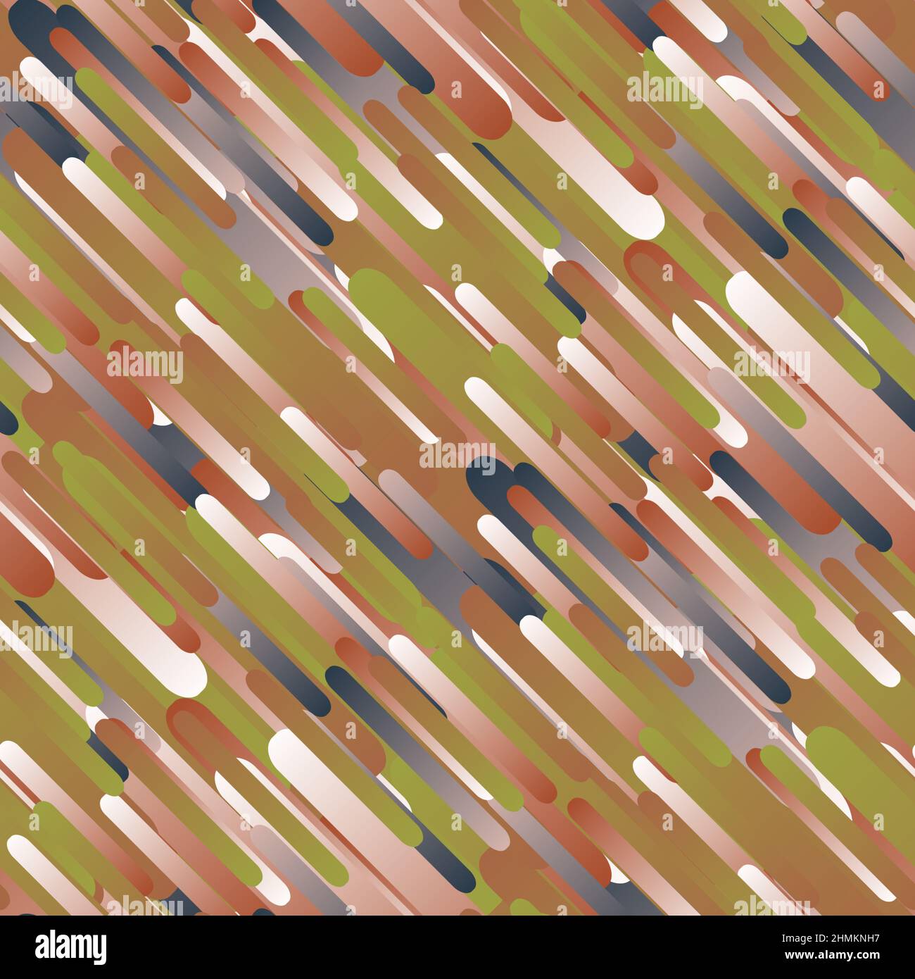 Seamless funky pill shaped gradient lines surface pattern design for ...