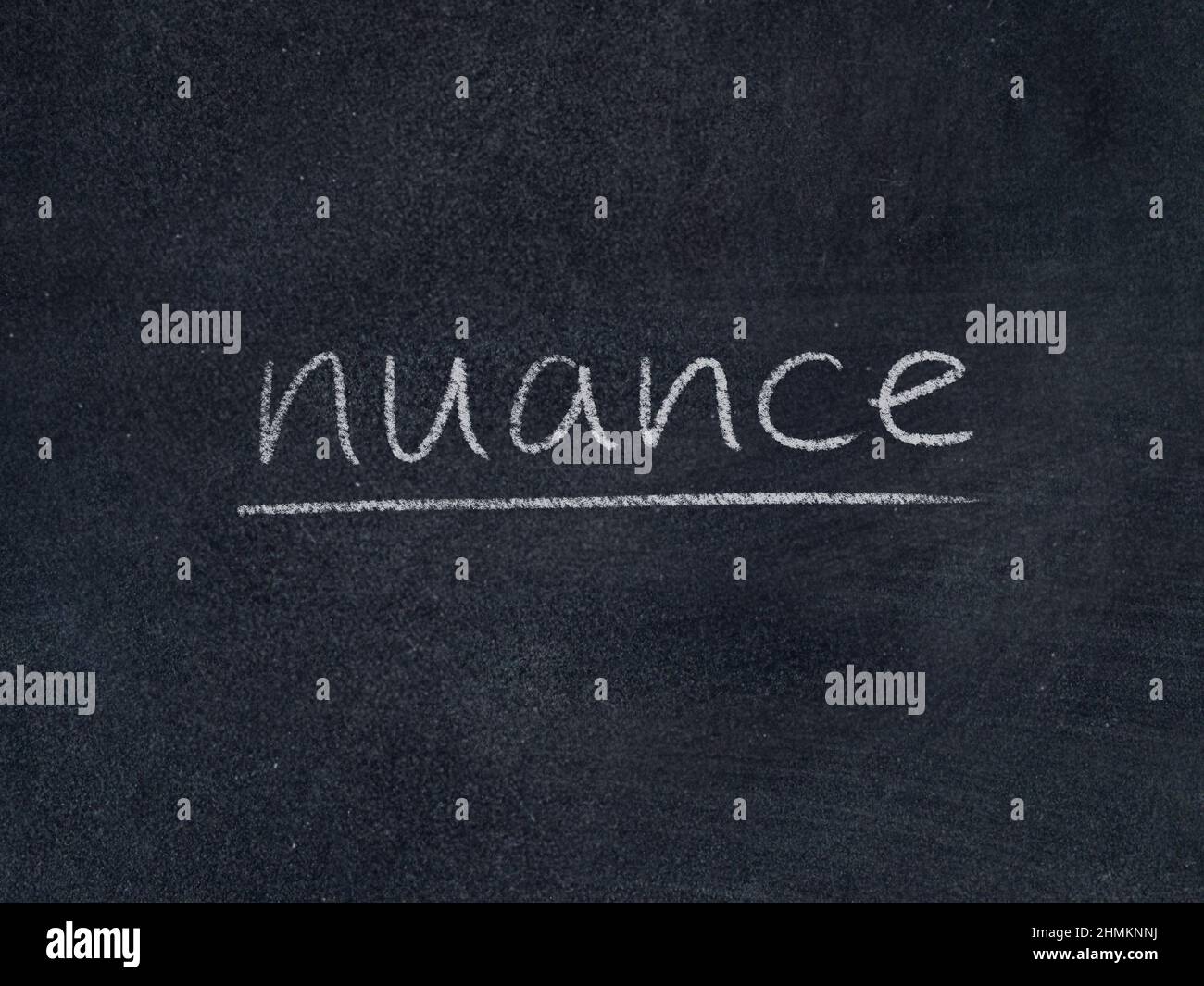 nuance concept word on blackboard background Stock Photo - Alamy