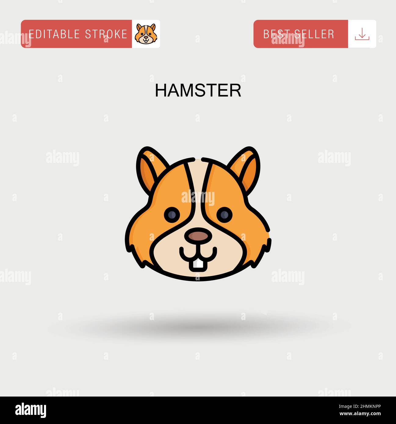 Baby hamster Stock Vector Images - Alamy