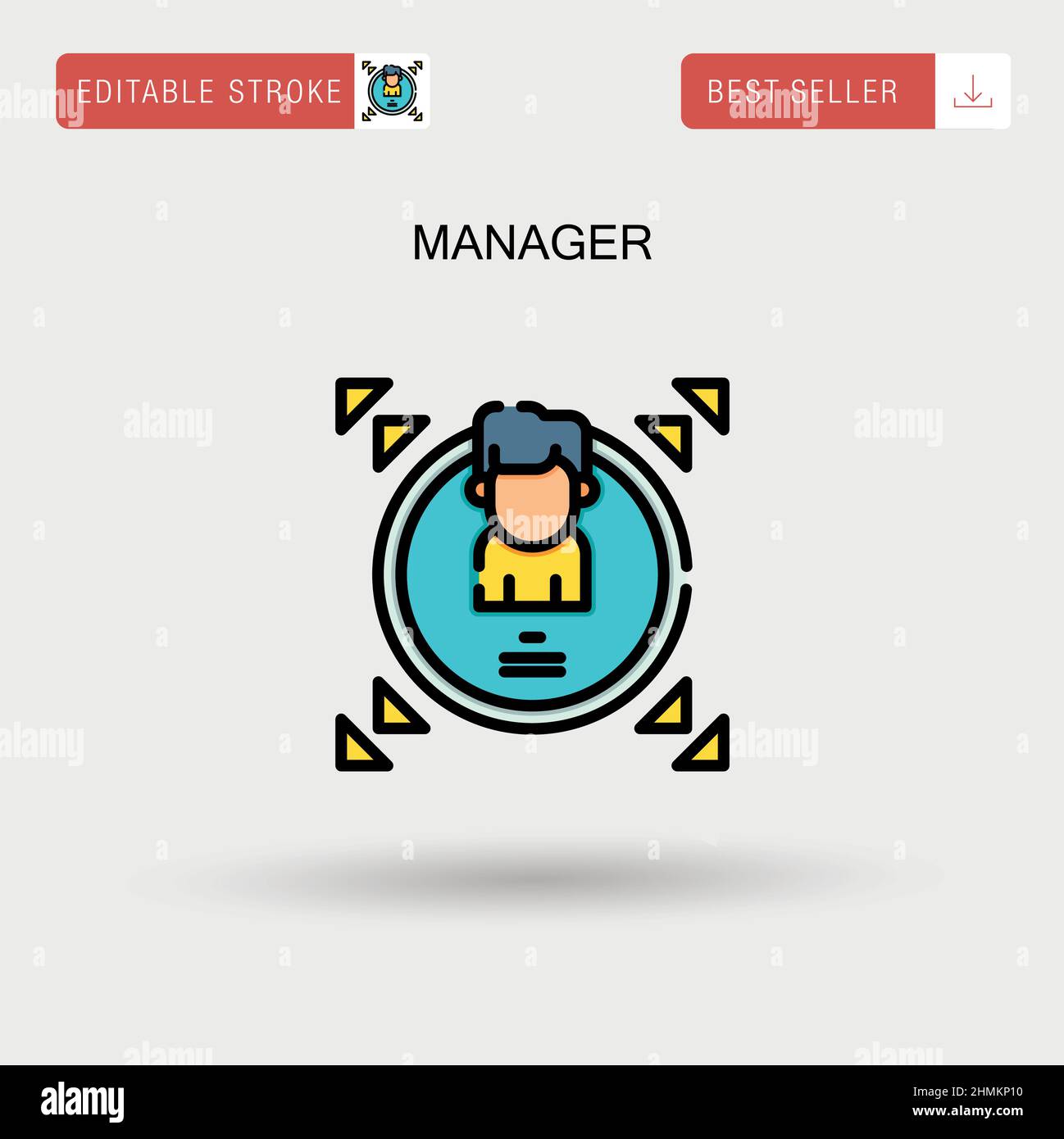 Plan office man computer Stock Vector Images - Alamy