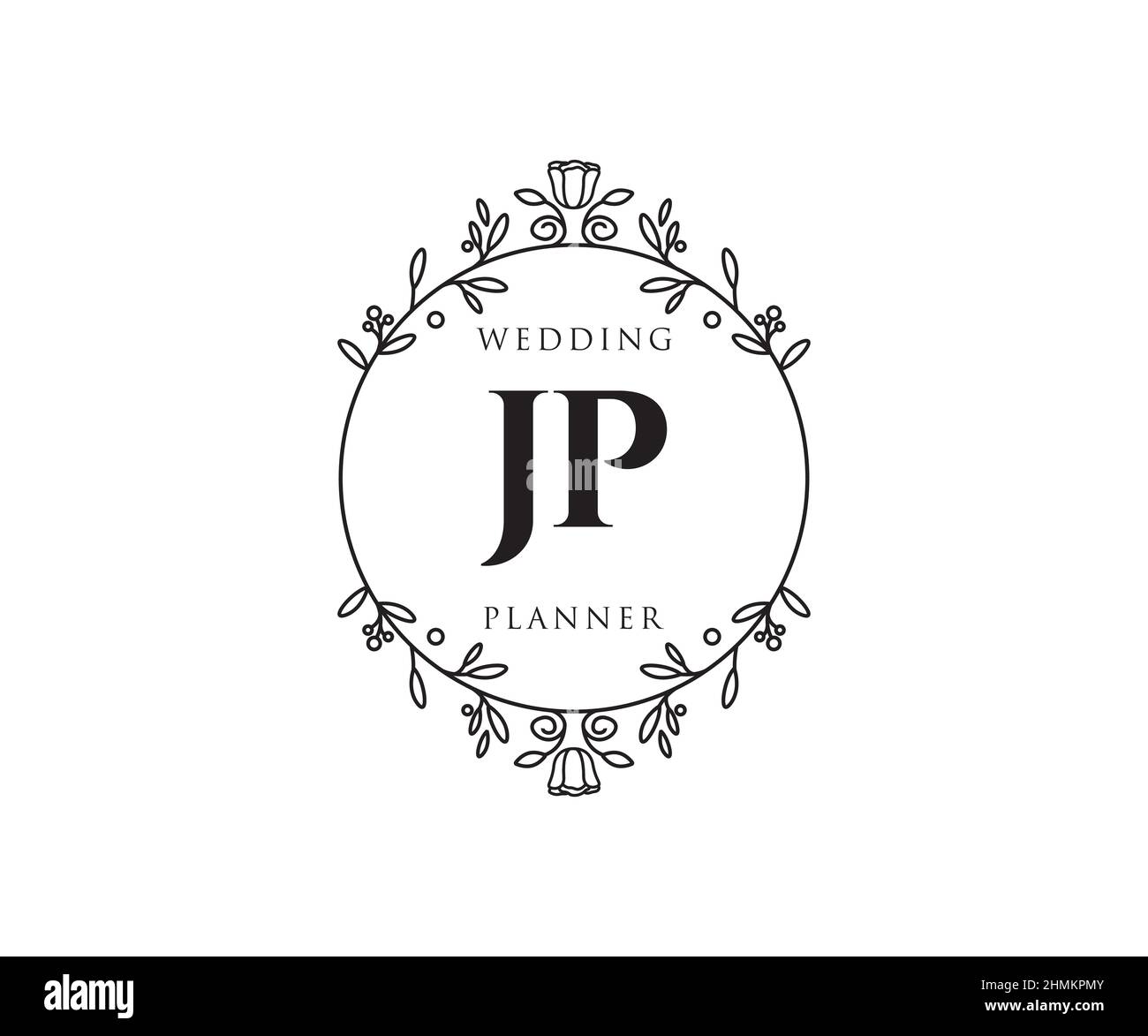 Jp monogram hi-res stock photography and images - Alamy