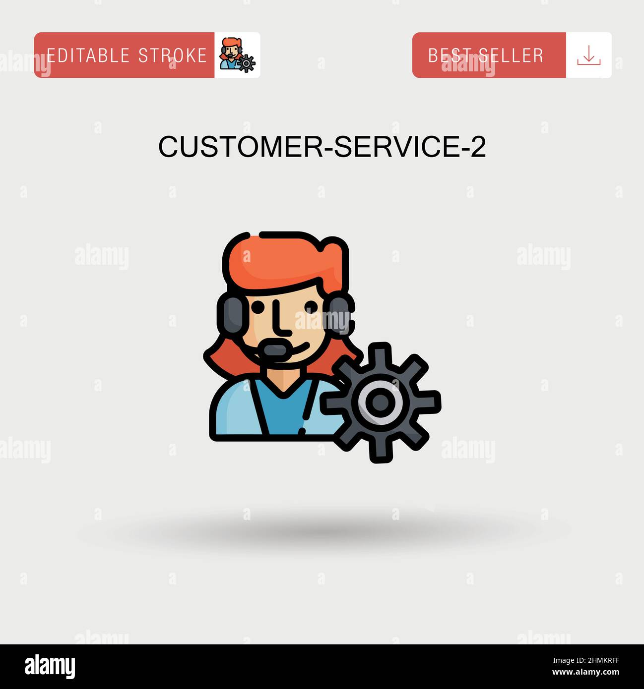 Client service, black Stock Vector Images - Alamy