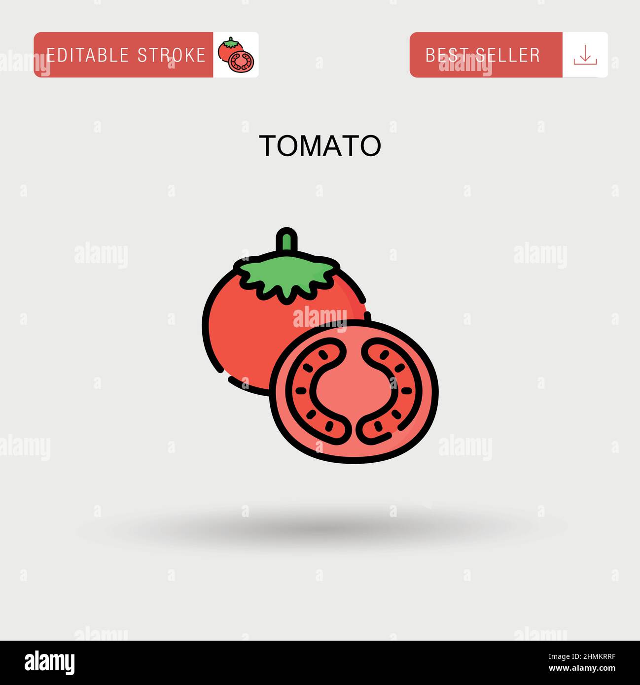 Raw green tomatoes Stock Vector Images - Alamy