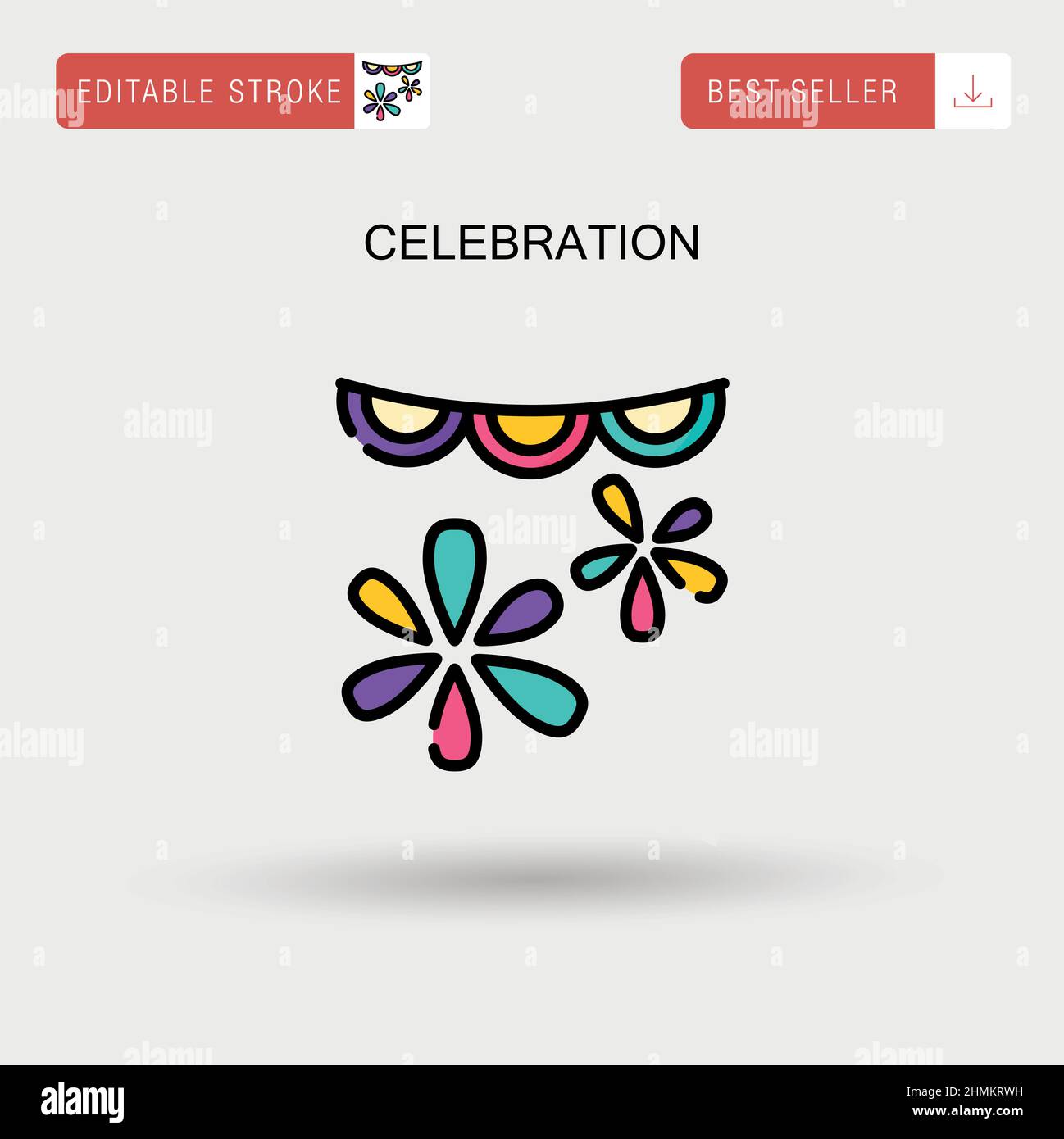 Simple celebration Stock Vector Images - Alamy