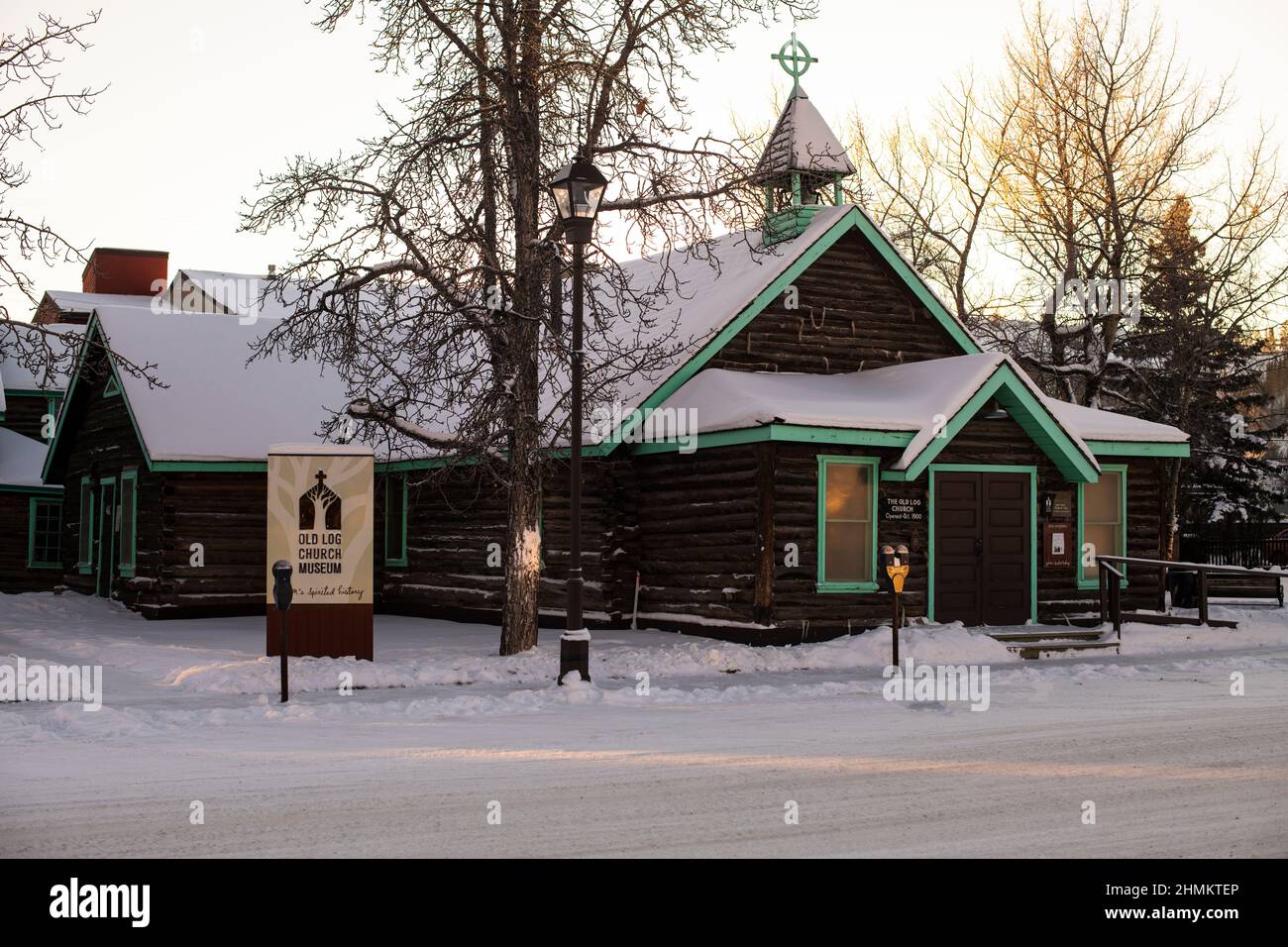Old Log Church Museum, Whitehorse, Yukon, Canada Stock Photo - Alamy