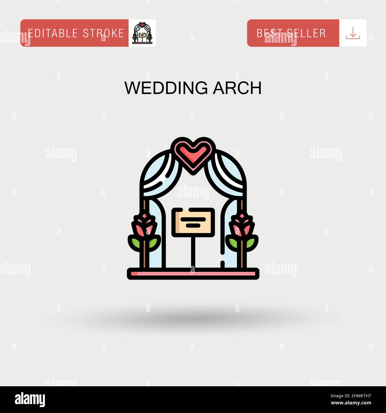 Outdoor wedding celebration Stock Vector Images - Alamy