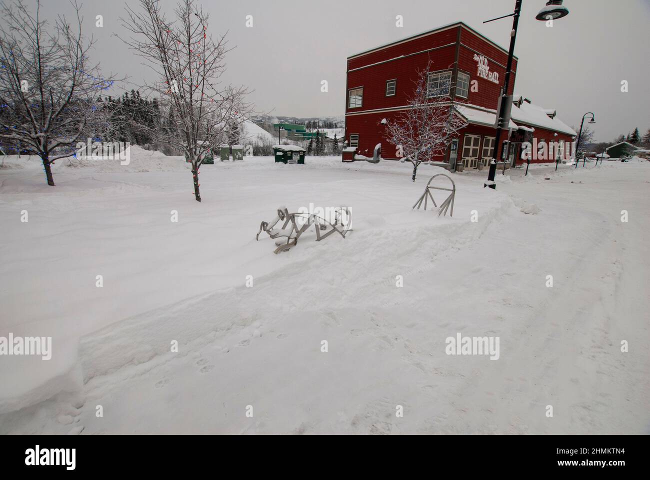Old fire hall in Whitehorse, Yukon, Canada Stock Photo - Alamy