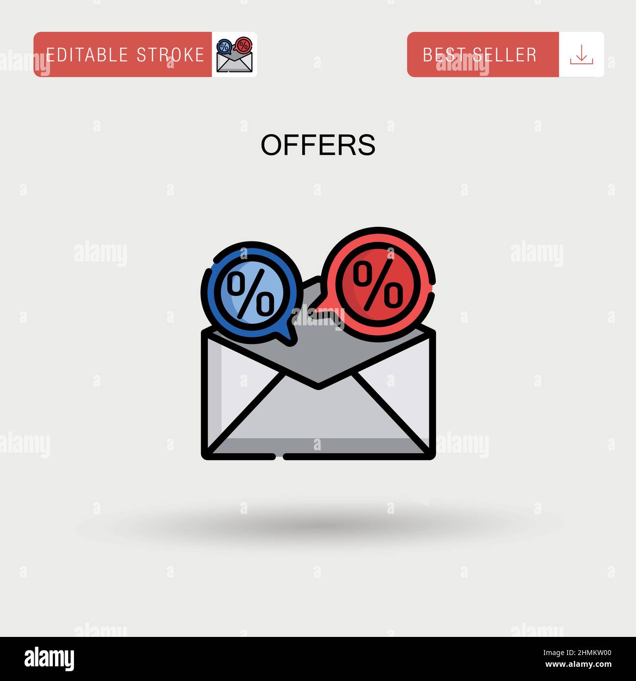 Offers Simple vector icon Stock Vector Image & Art - Alamy