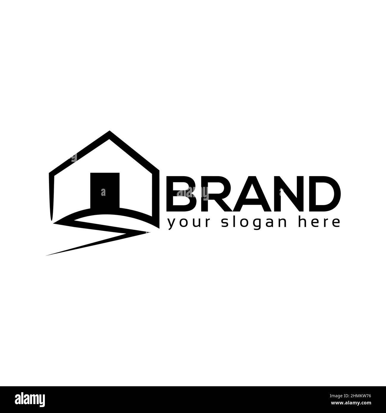 House logo Black and White Stock Photos & Images - Alamy