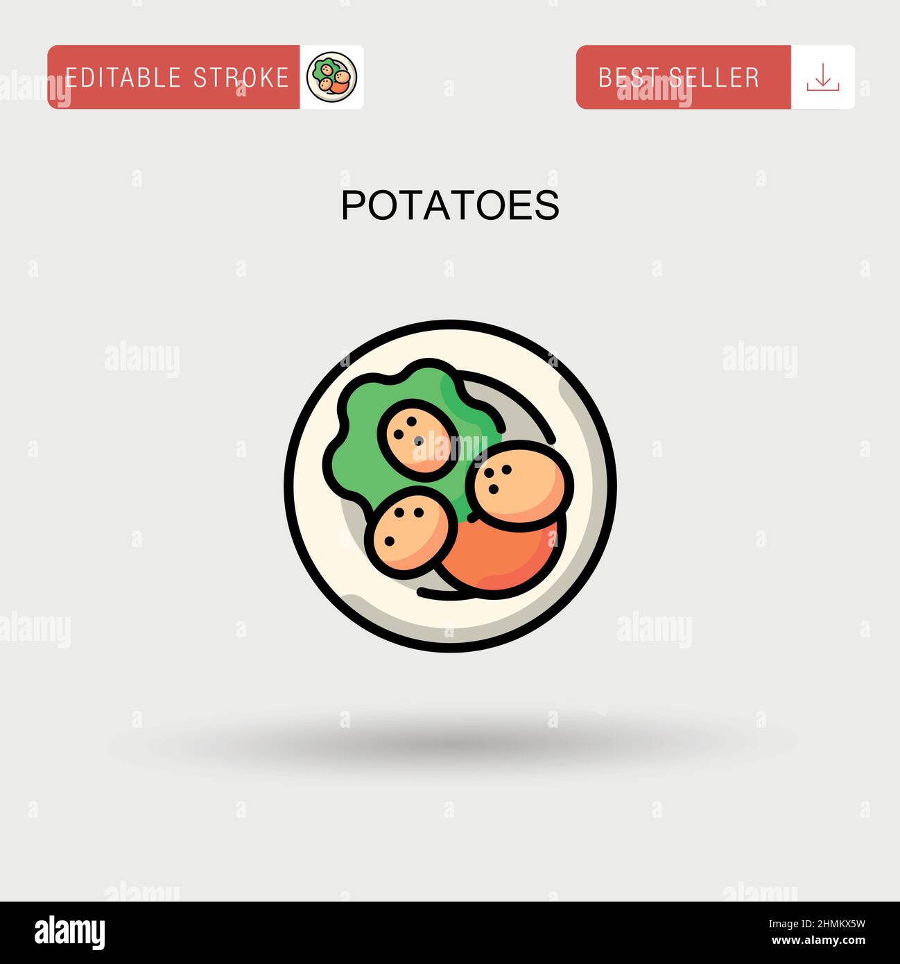 Potatoes pile harvest Stock Vector Images - Alamy