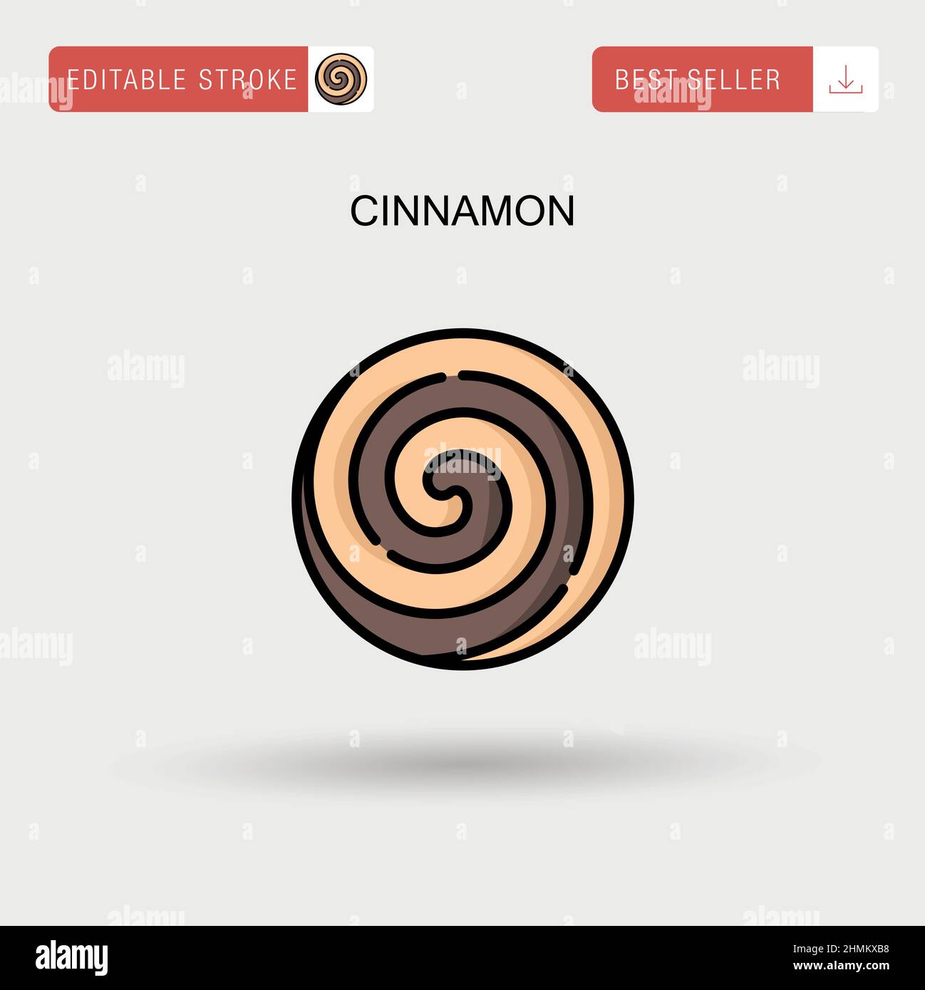 Star anise cinnamon isolated Stock Vector Images - Alamy
