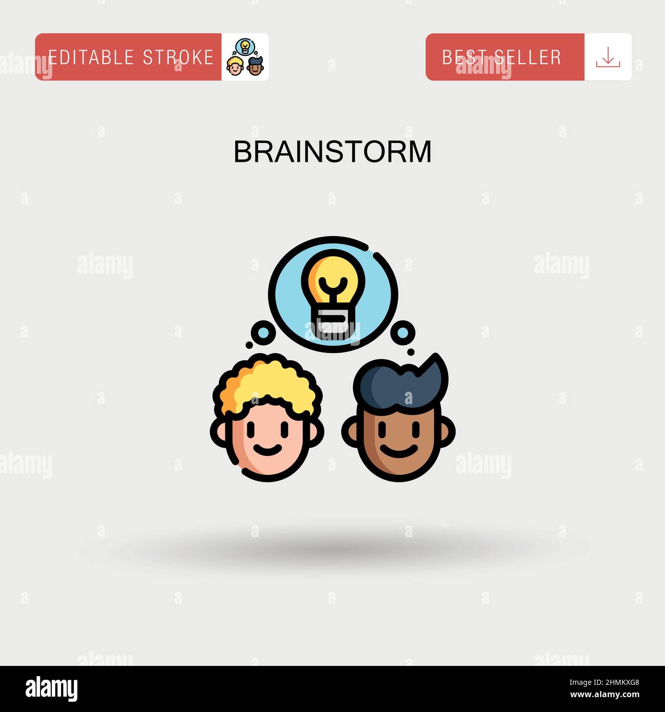 Creative people meeting brainstorming ideas Stock Vector Images - Alamy