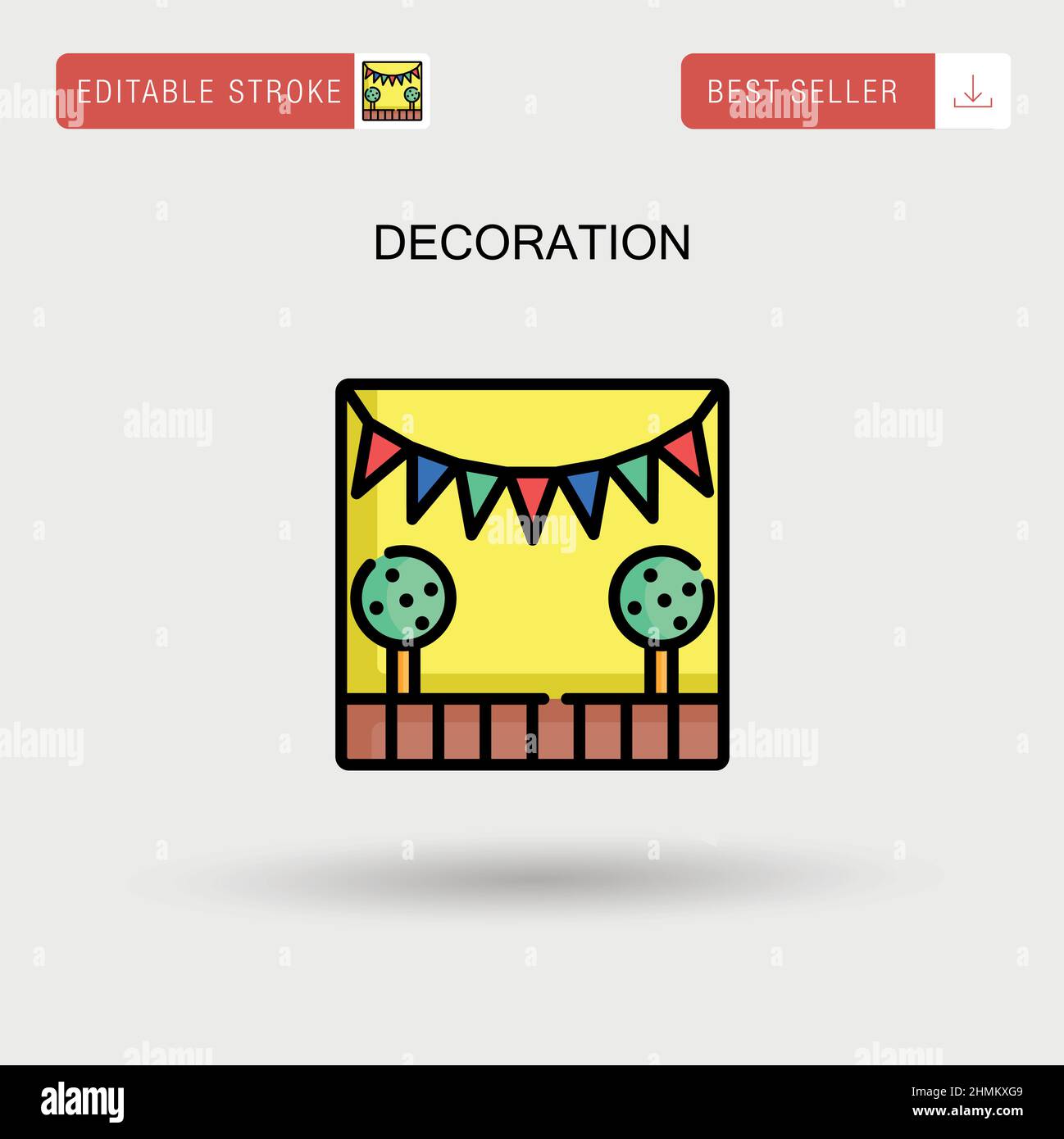 Modern home decoration Stock Vector Images - Alamy