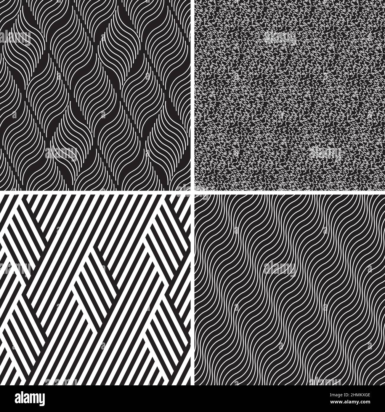 4 different vector patterns in the same package(eps). One pattern is ...