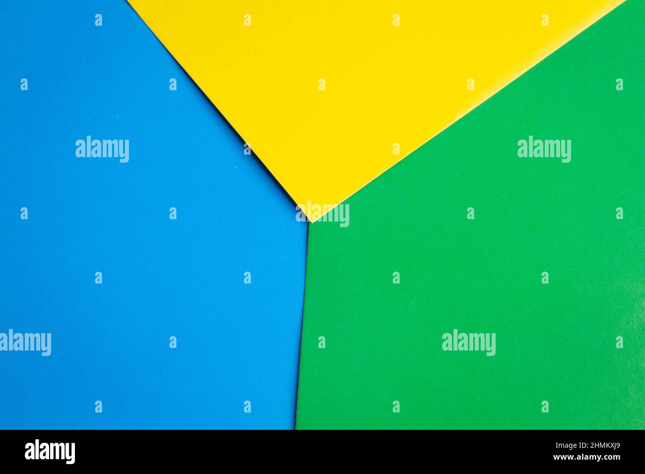 Multicolored background. Three colors on paper. Bright colorful ...