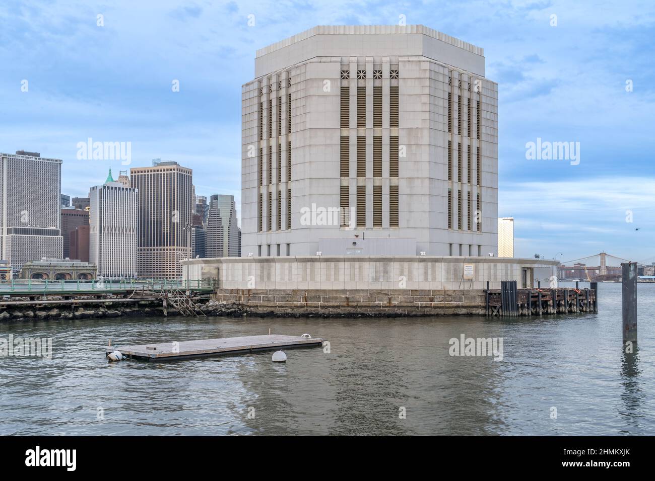 Hugh L. Carey Tunnel Ventilation Building Stock Photo - Alamy