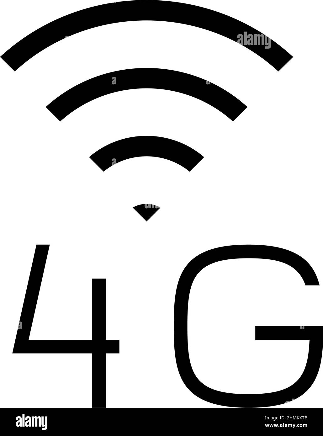 4g internet networking glyph icon vector illustration Stock Vector ...