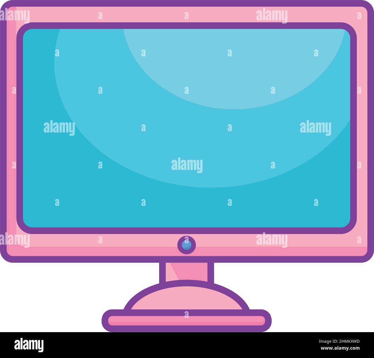 desktop computer screen Stock Vector Image & Art - Alamy