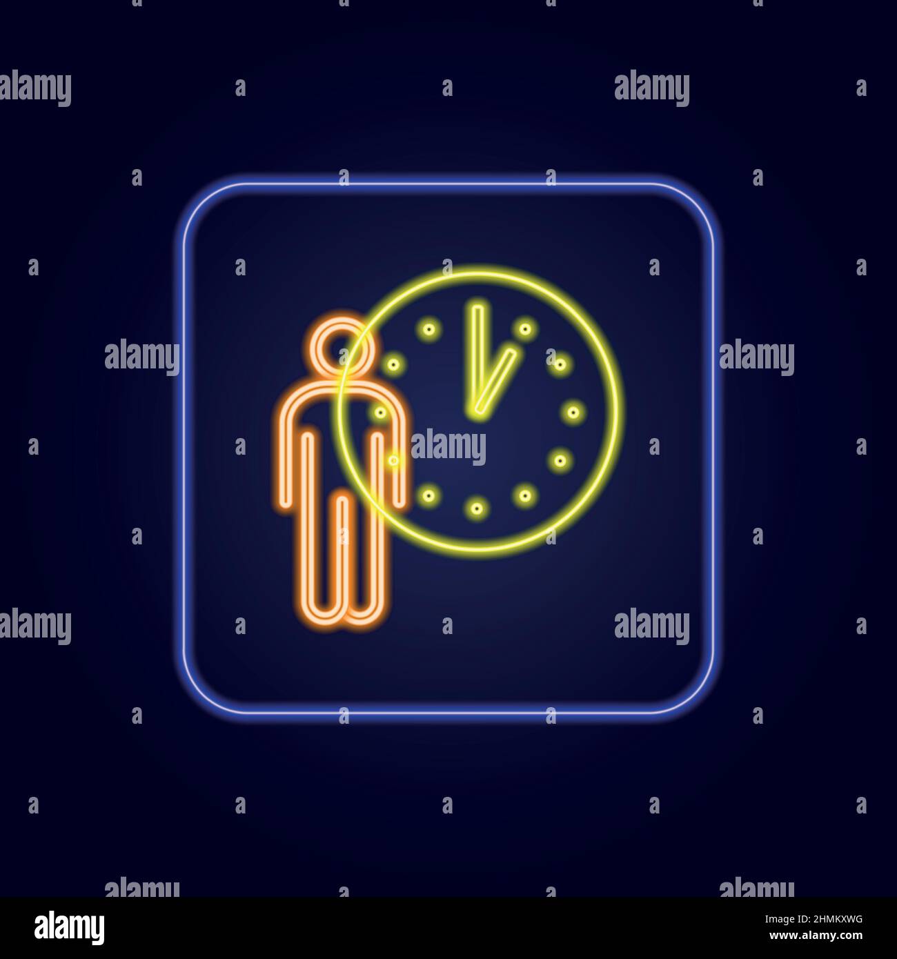 Glowing clock dial Stock Vector Images - Alamy