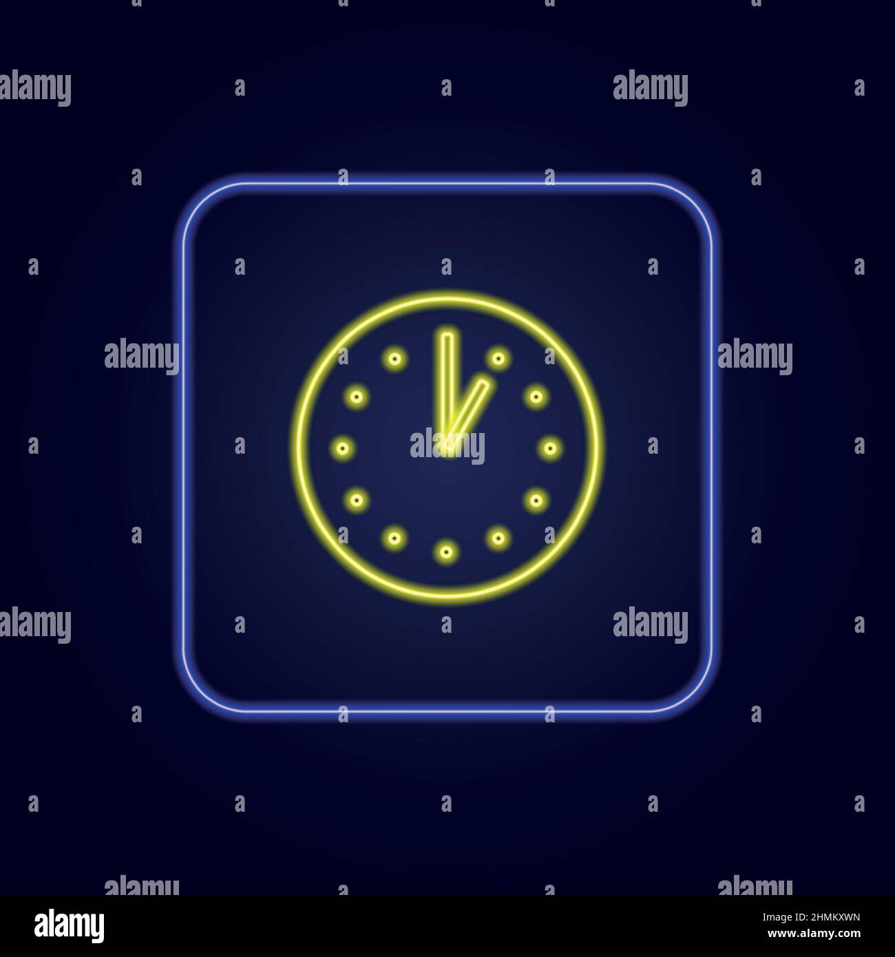 Glowing clock dial Stock Vector Images - Alamy