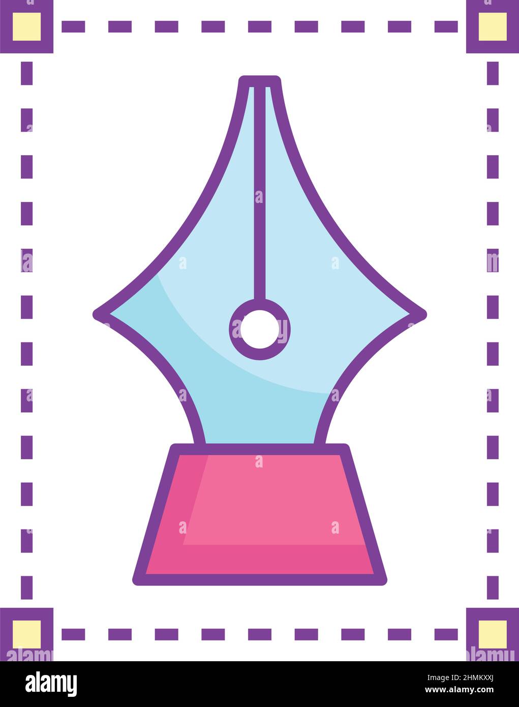 fountain pen nib Stock Vector Image & Art - Alamy