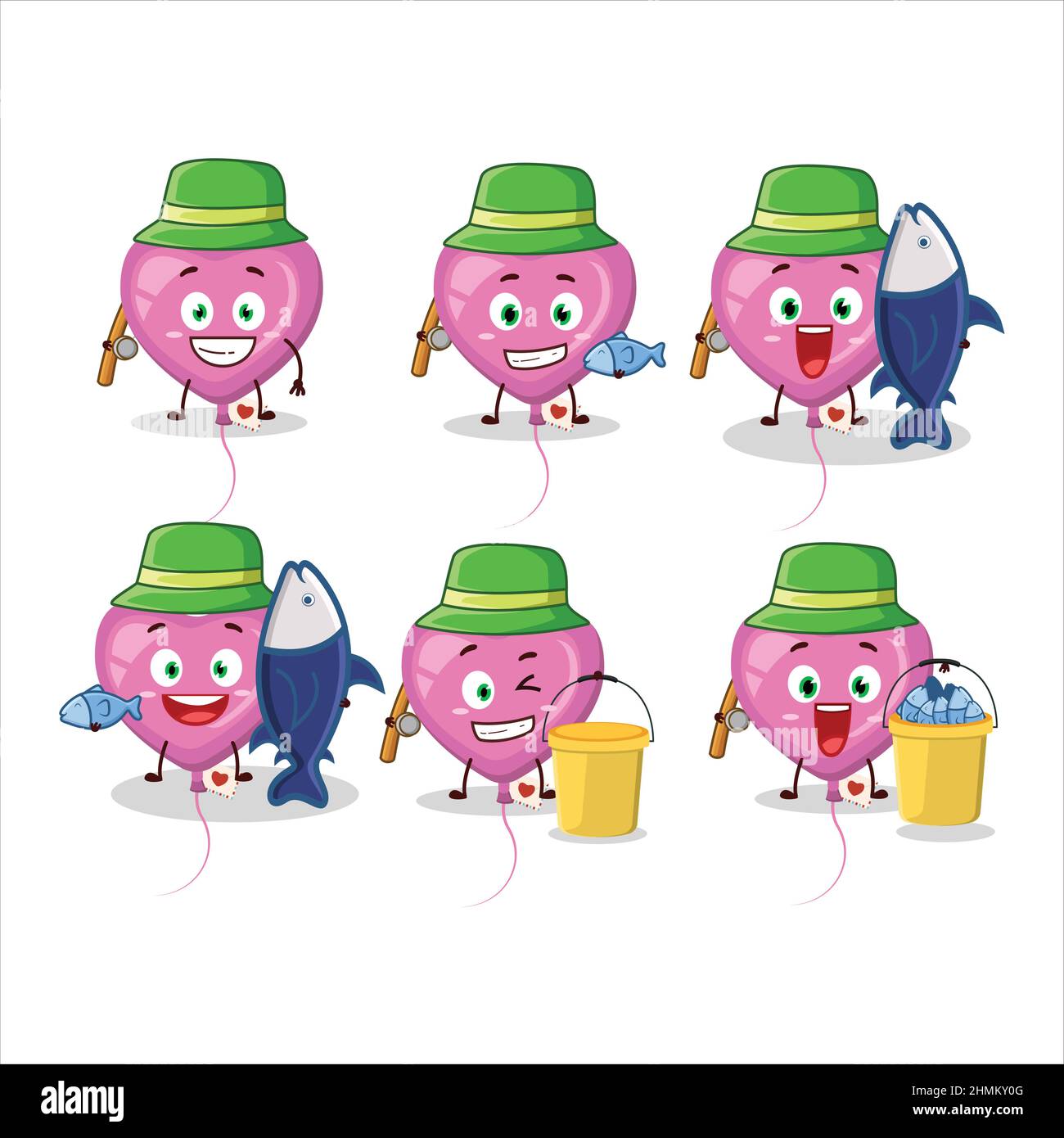 Romantic couple fishing Stock Vector Images - Alamy