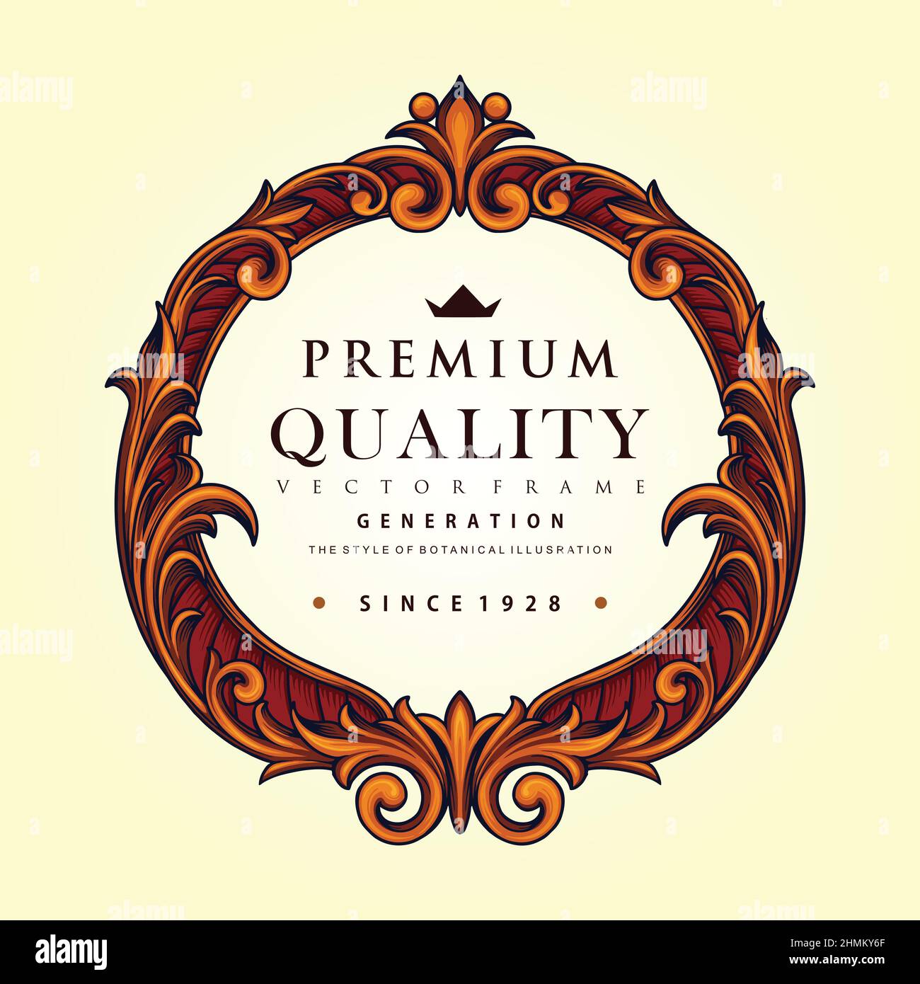 Luxury Floral Ring Frame Best Ornaments Vector illustrations for your ...
