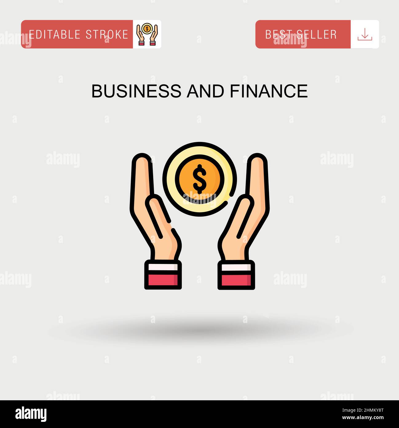 Business woman hand financial Stock Vector Images - Alamy