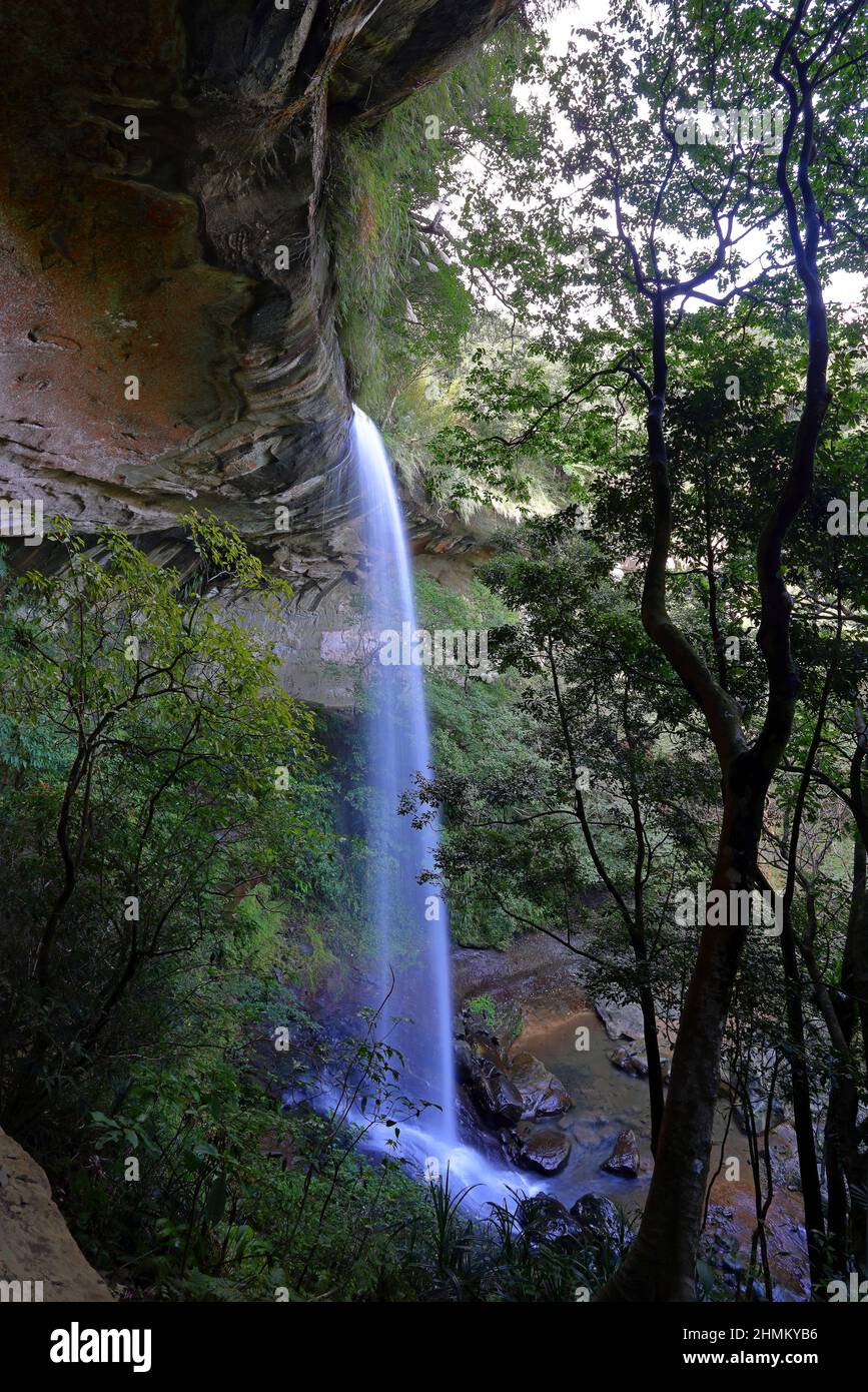 Sandiaoling waterfalls in the Sandiaoling park, Taipei, Taiwan Stock ...