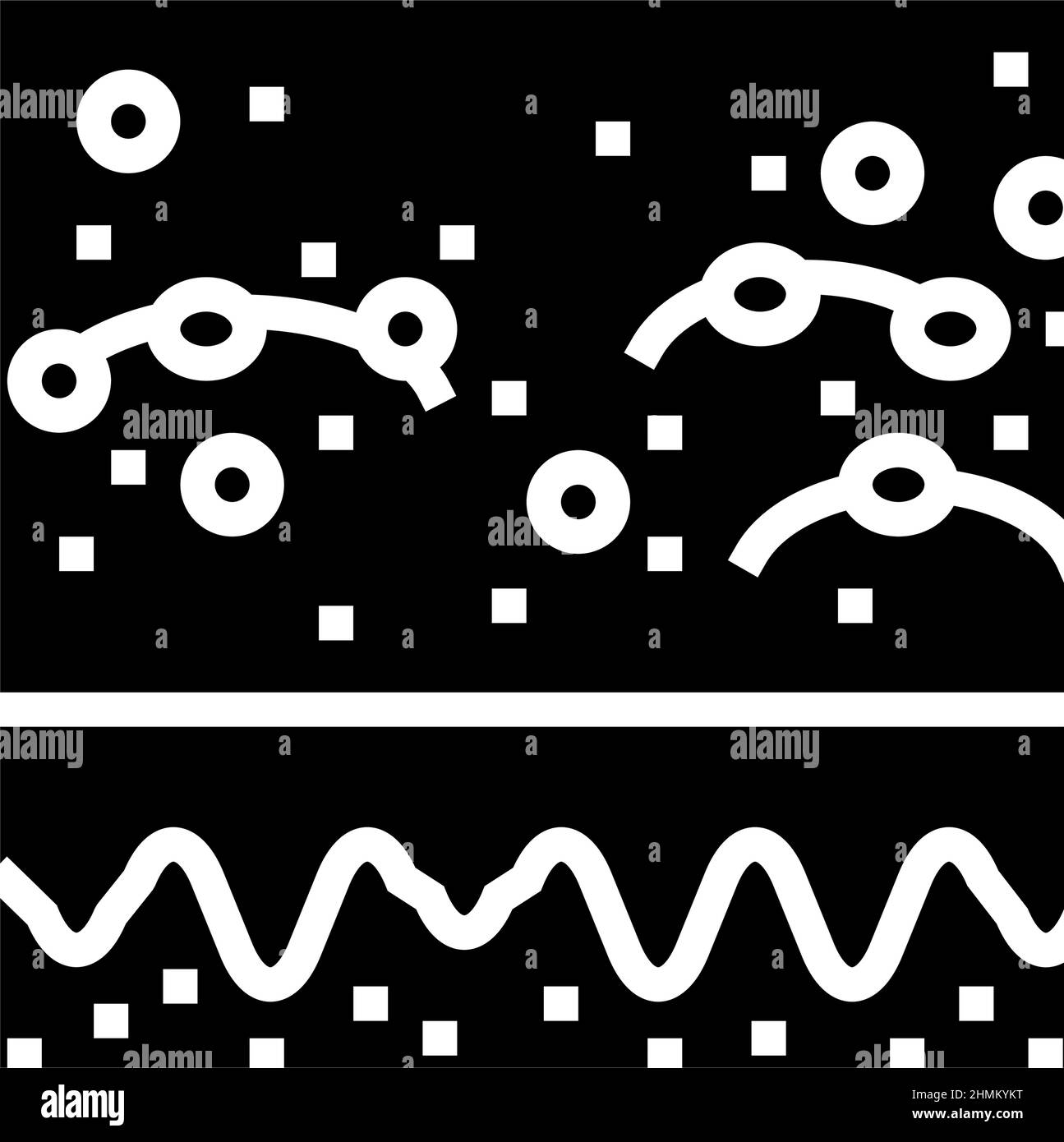 red spots rash skin glyph icon vector illustration Stock Vector Image ...