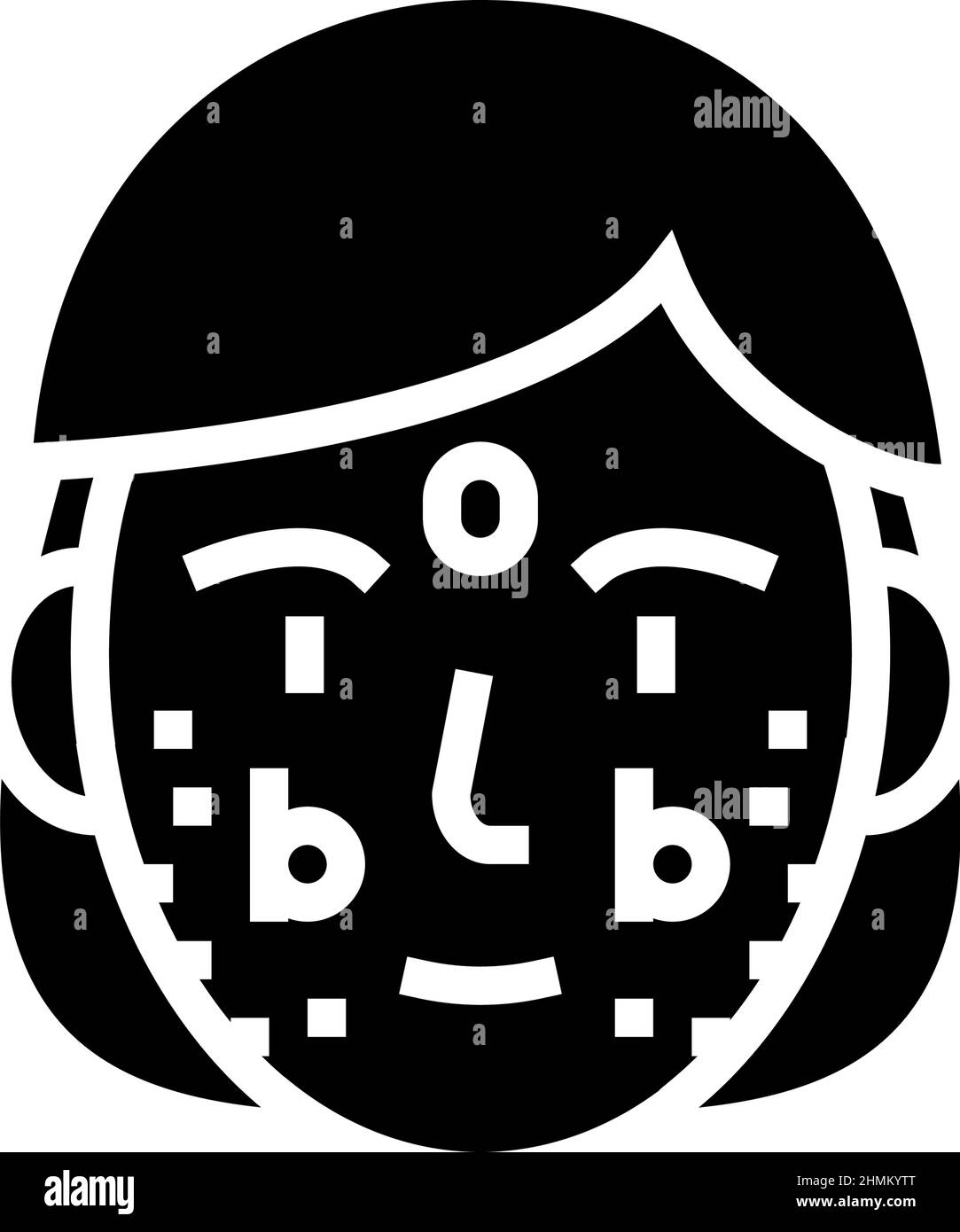 combination skin glyph icon vector illustration Stock Vector Image ...